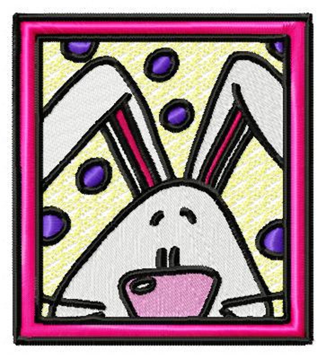 Bunny Rabbit Squares Machine Embroidery Design Set INSTANT DOWNLOAD - Etsy