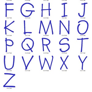 Font Monogram #108 Machine Embroidery Monogram Font Alphabet Design Set ...