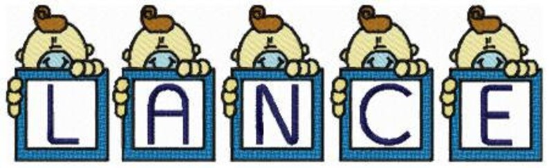 Blue Boy Square Machine Embroidery Monogram Font Alphabet Design Set ...