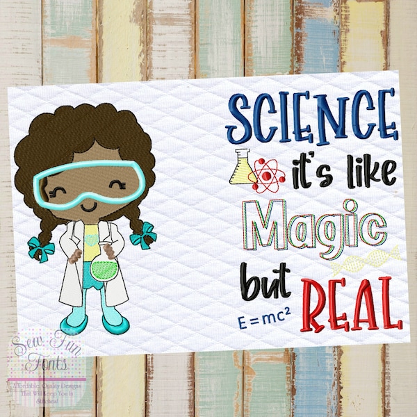 Science Embroidery - Etsy Australia