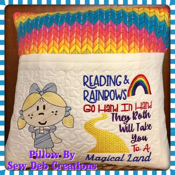 Reading Embroidery - Etsy