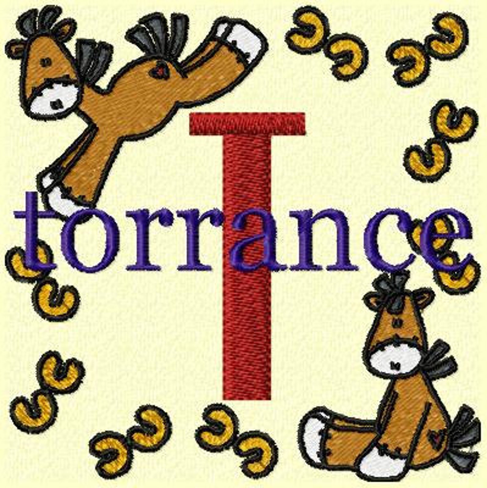 Sock Pony Machine Embroidery Monogram Font Alphabet Design Set INSTANT ...
