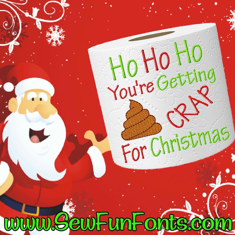Ho Ho Ho You're Getting Crap for Christmas Toilet Paper - Etsy
