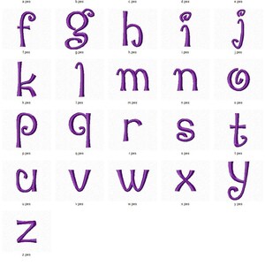 Flower Power Machine Embroidery Monogram Font Alphabet Design Set ...