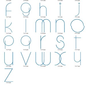 Font Monogram 123 Machine Embroidery Monogram Font Stacked Alphabet ...