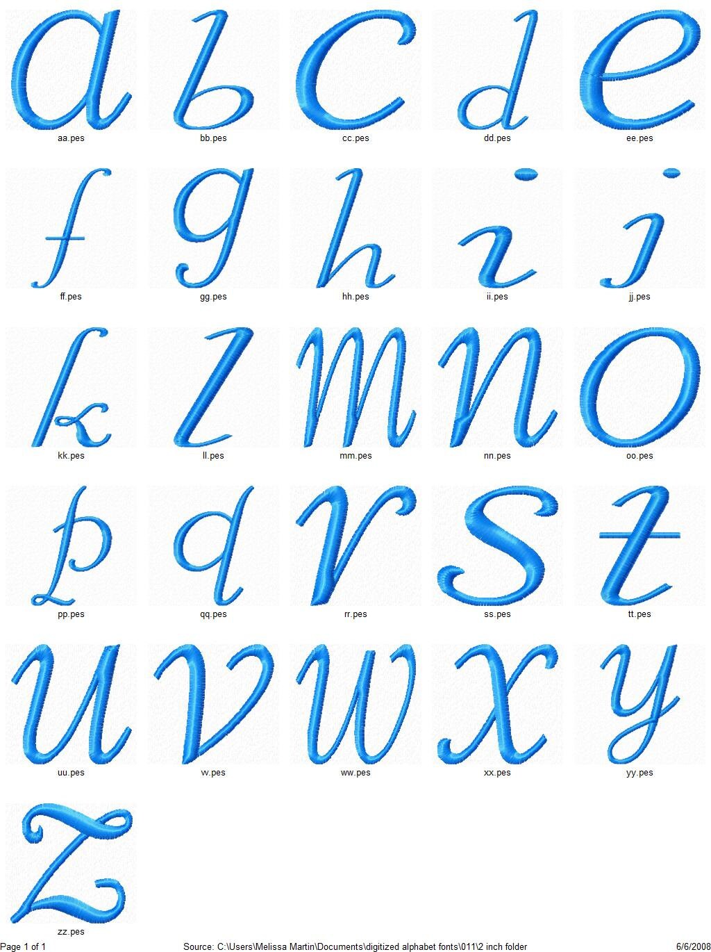 Font Monogram 011 Machine Embroidery Monogram Font Alphabet | Etsy