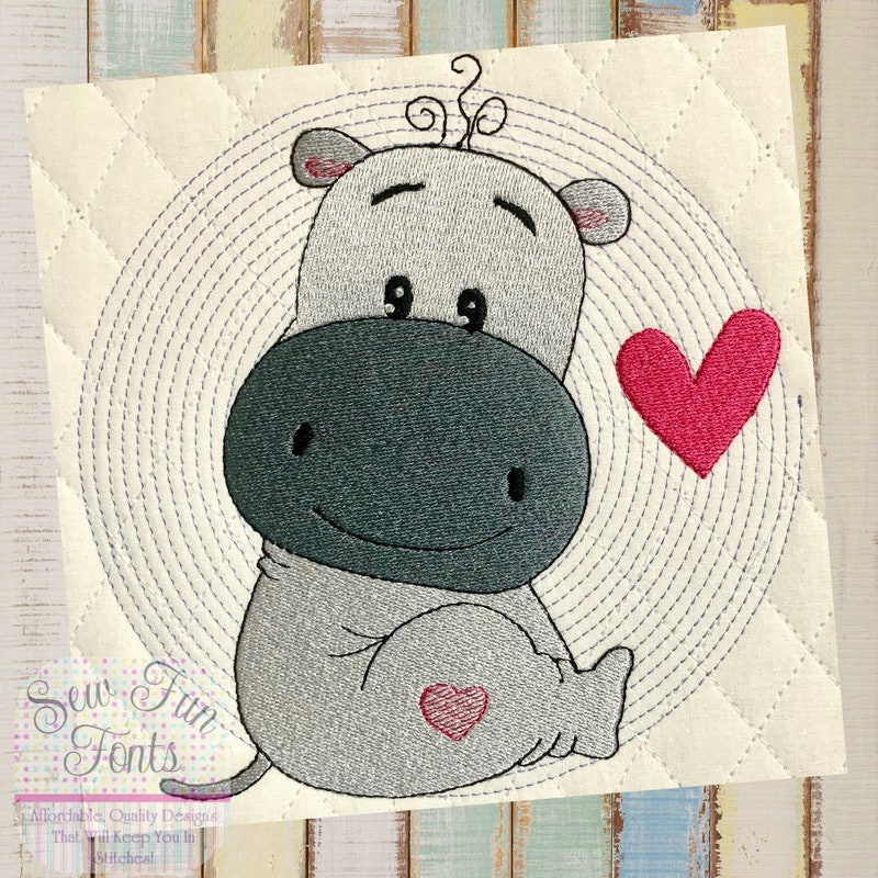 Hippo Quilt - Etsy