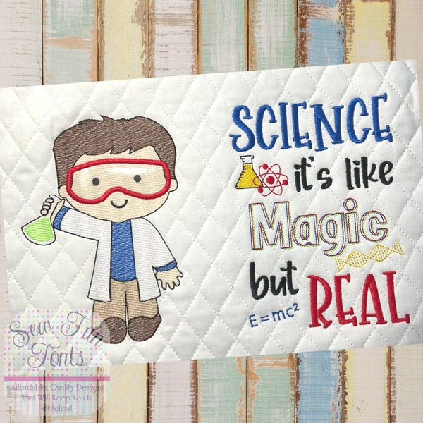 Science Embroidery - Etsy Australia