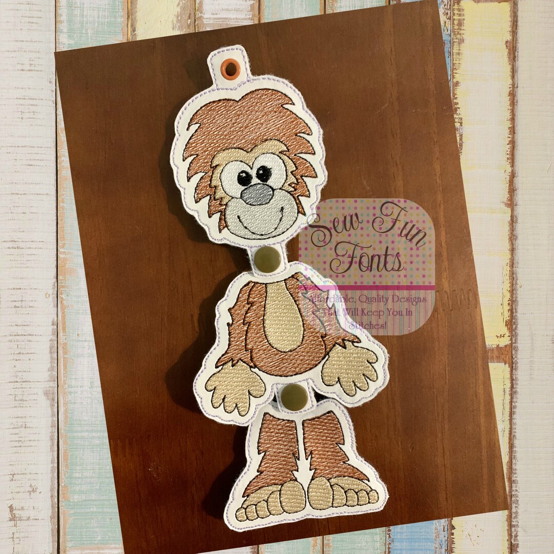 Bigfoot Yeti Snap Mixer, Fantasy Machine Embroidery Design, Embroidery ...