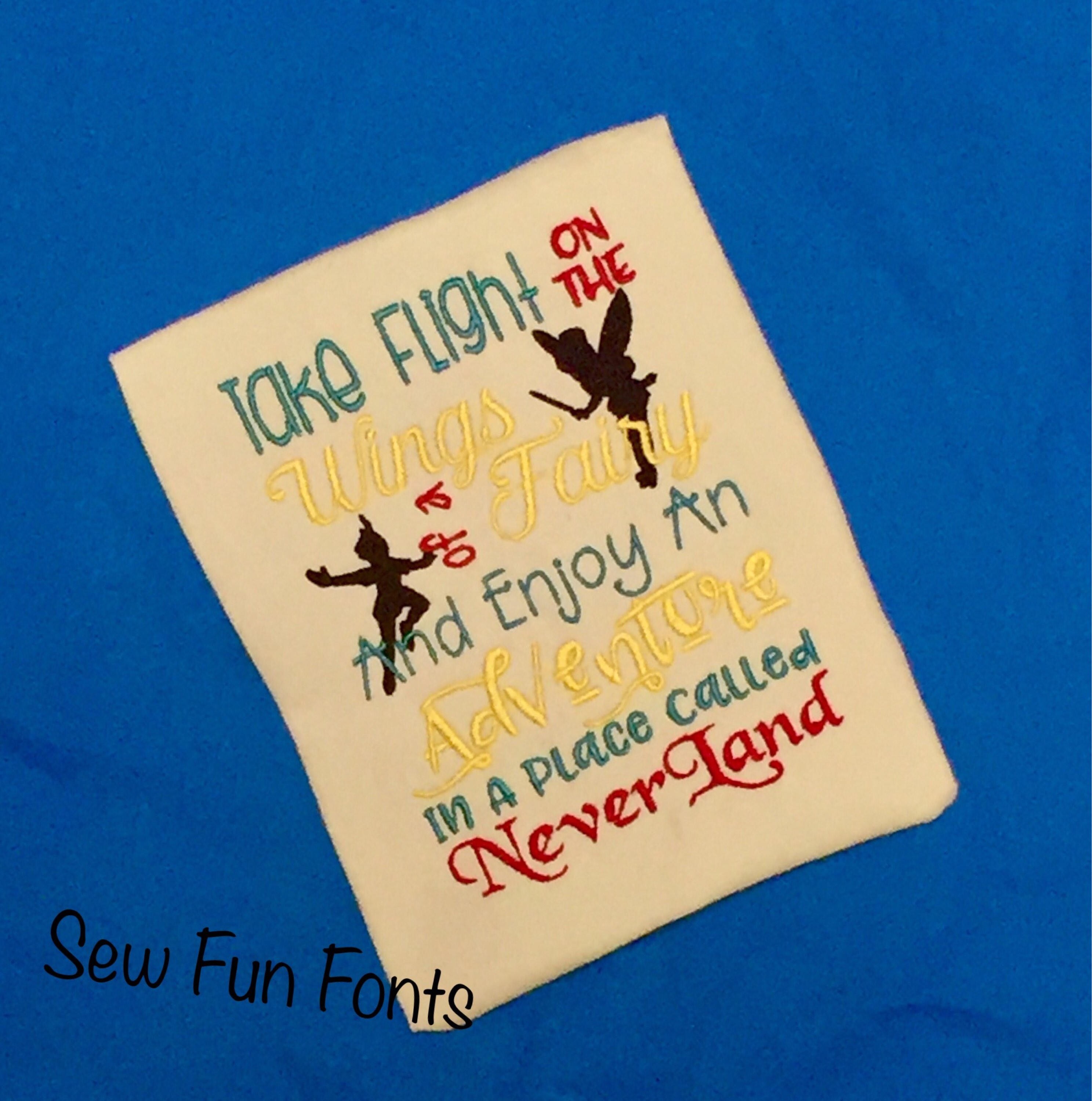 Fairy Tale Subway Art Machine Embroidery Design (digital Download) - Etsy
