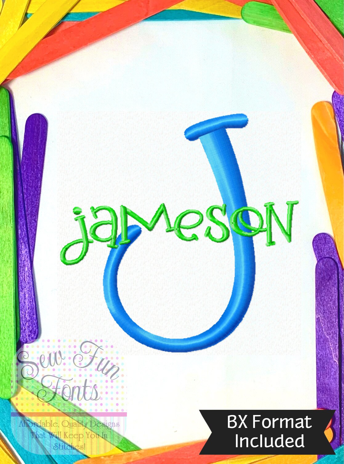 Funky Bridges Font Monogram 150 Machine Embroidery Font - Etsy