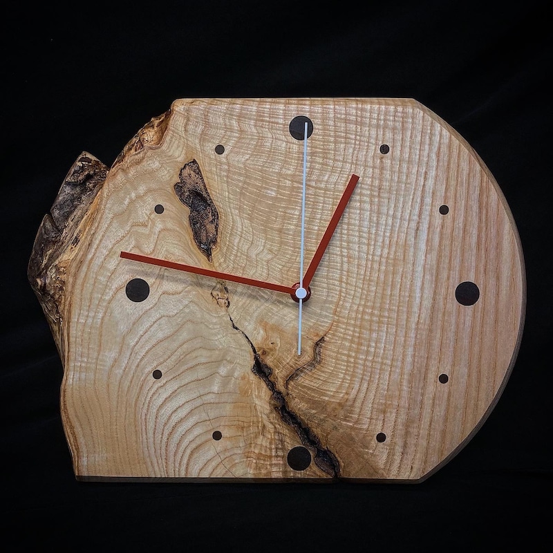 Walnut Clock - Etsy