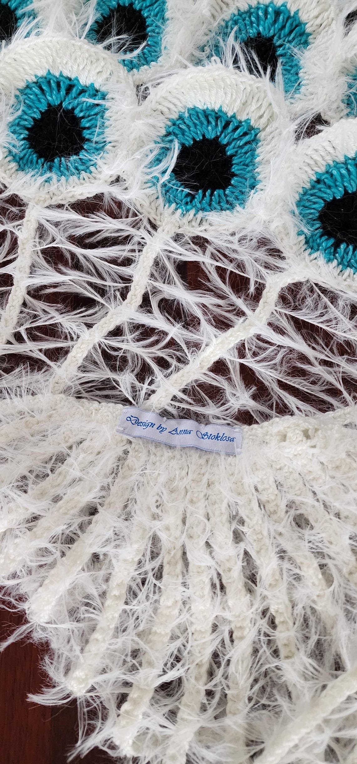 Good Luck Peacock Shawl - Crochet Pattern by Anna Stoklosa, Designer ...