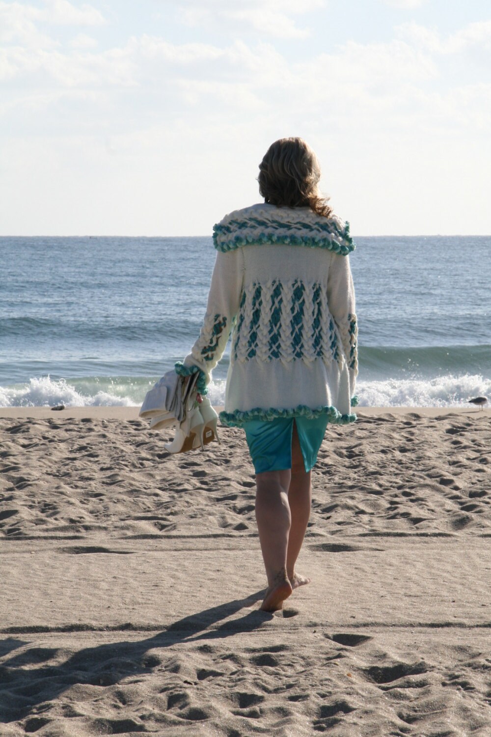 Ocean Sweater Classic Cardigan - KNITTING PATTERN - Beginner Friendly ...