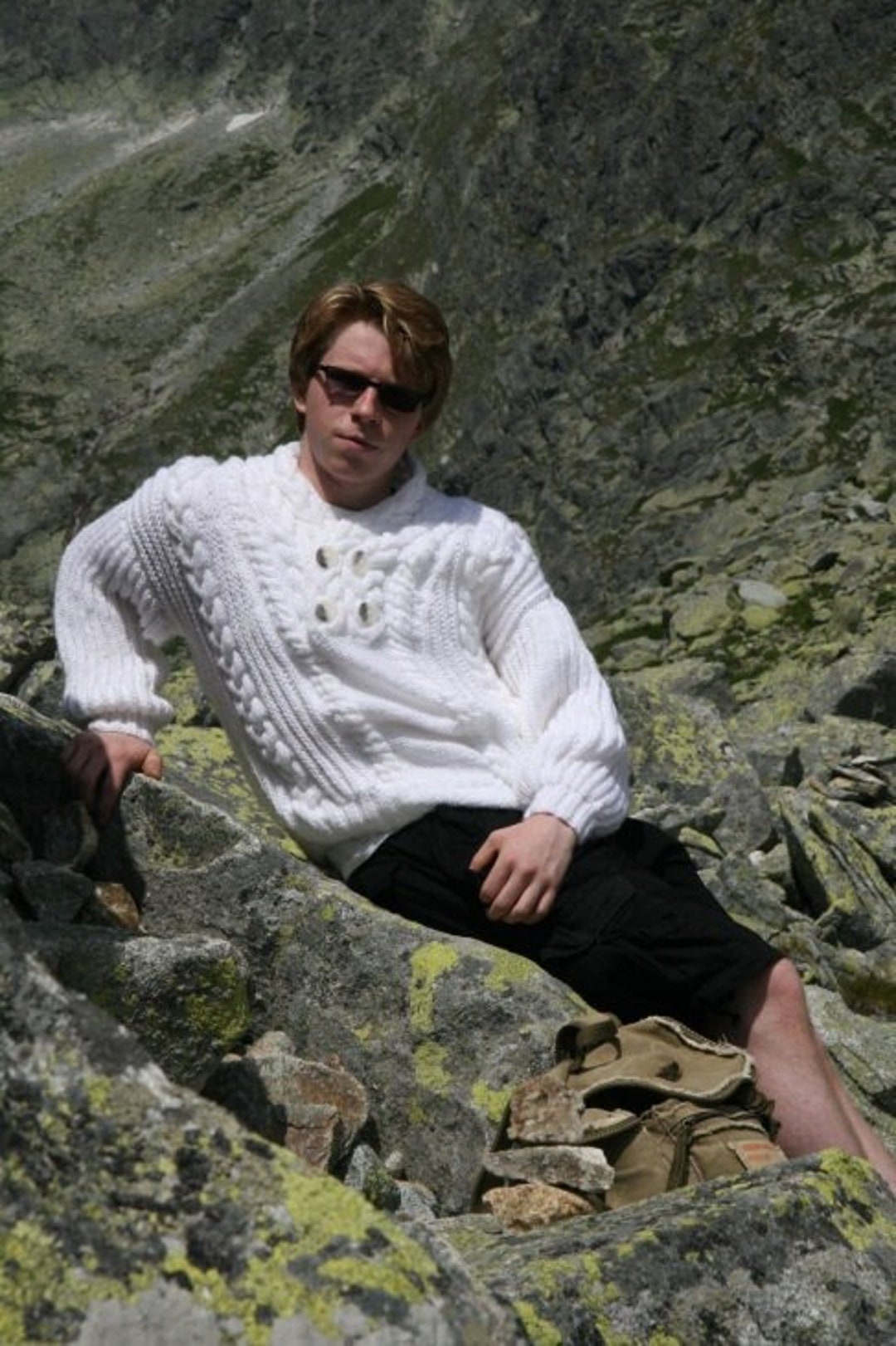 Mountain Climb Classic Sweater - KNITTING PATTERN-I Beginner Friendly ...