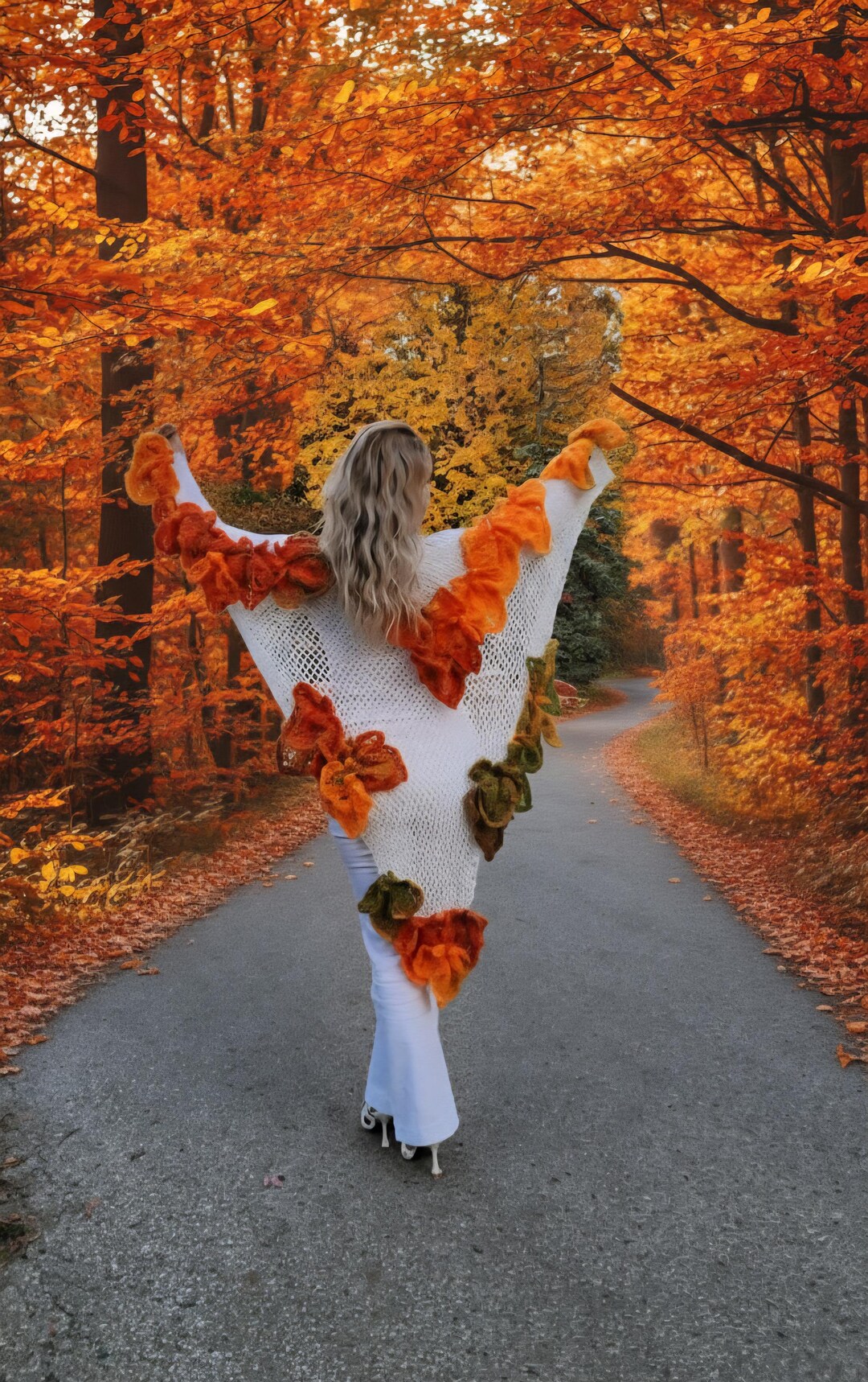 Maple 3D Leaf - Shawl - Crochet Pattern by Anna Stoklosa, Designer ...