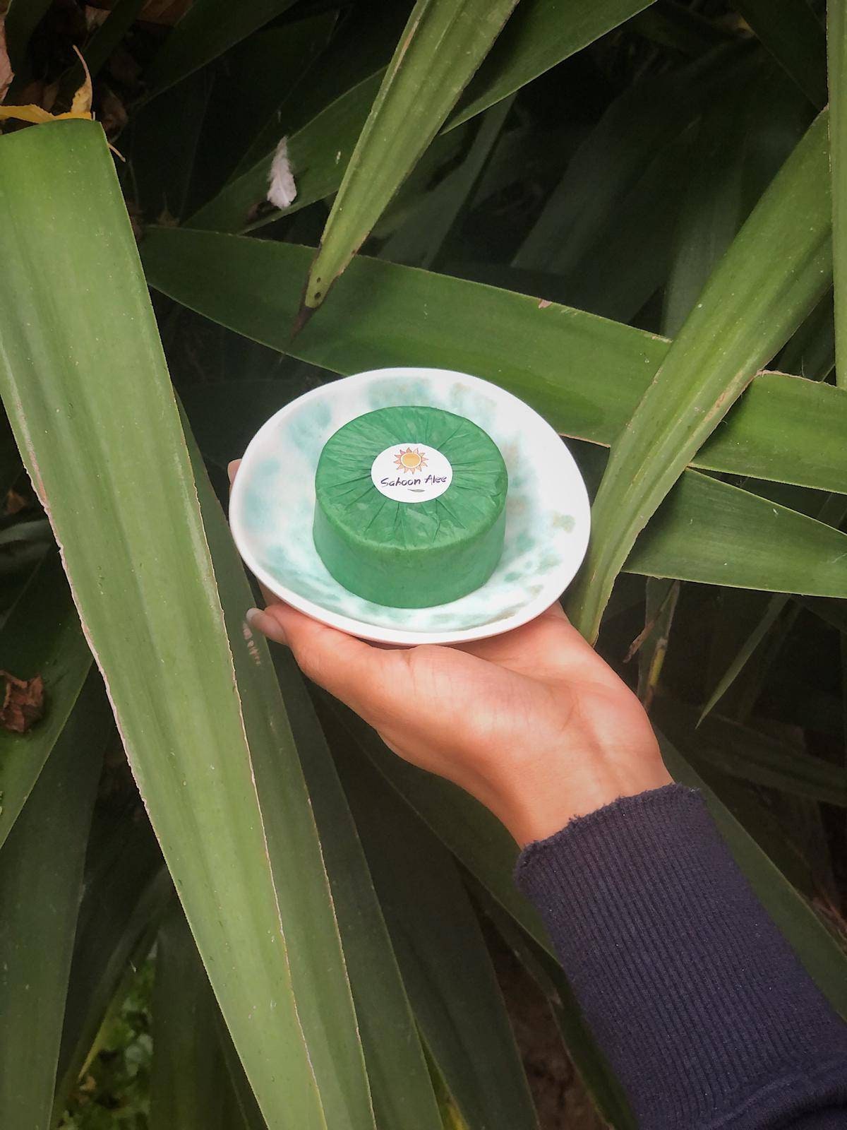 Handmade Circular / Round Ceramic Soap Dish White Blue - Etsy