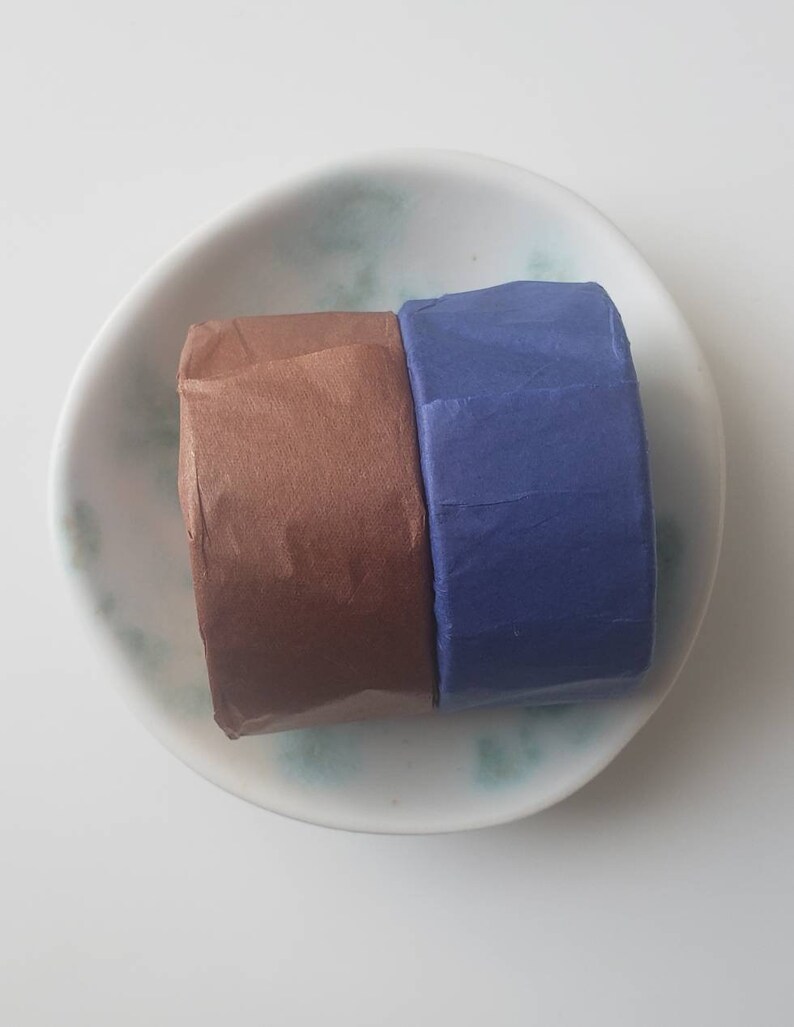 Handmade Circular / Round Ceramic Soap Dish White Blue - Etsy