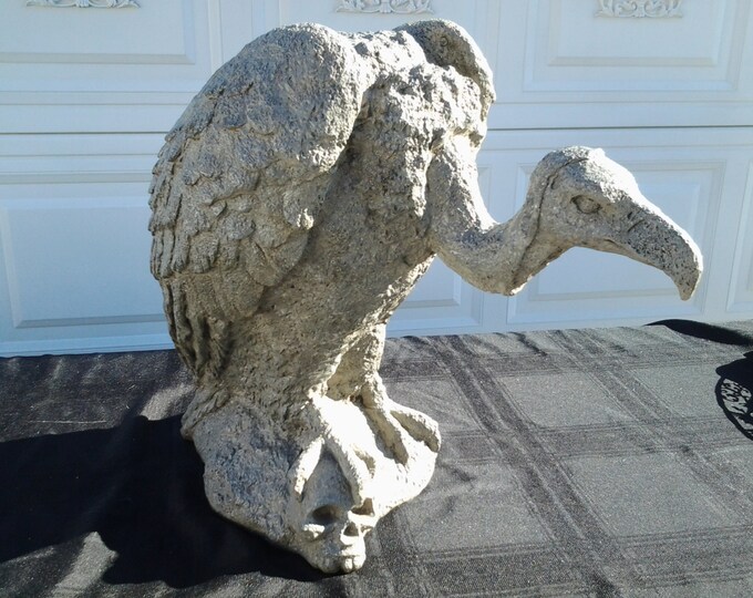 Huge Vulture Statue for Halloween- This is Not Foam - Etsy
