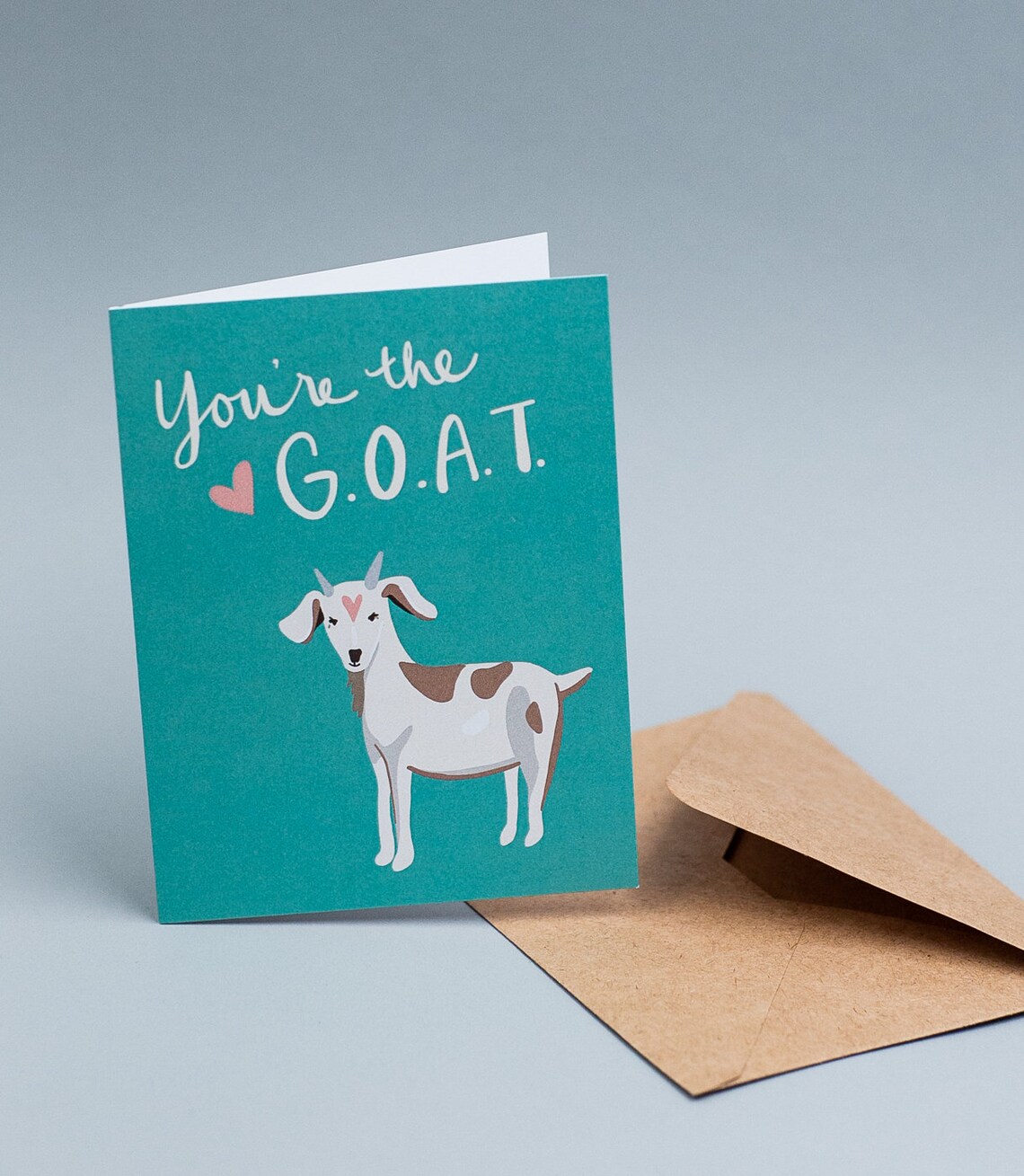 You're the GOAT Card - Etsy