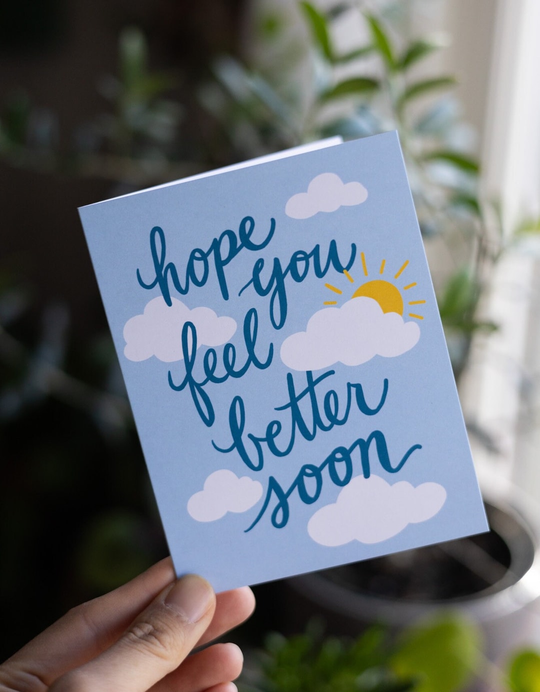 Hope You Feel Better Soon Card - Etsy