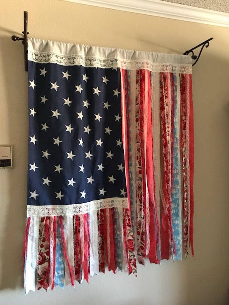 Shabby Chic Flag | Etsy