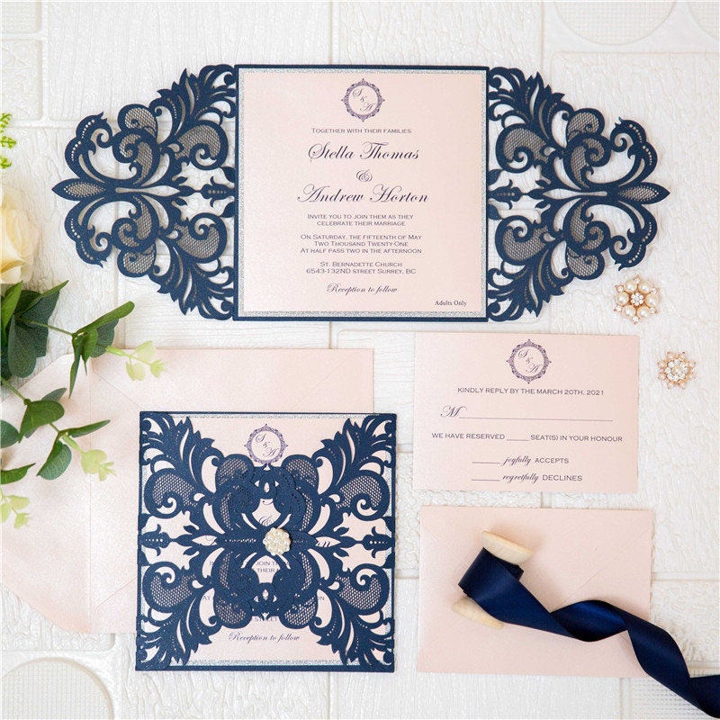 Laser Cut Invites - Etsy