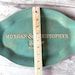 Custom Name Platters Personalized Pottery Wedding Gift Monogram Trays ...