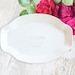 Custom Name Platters Personalized Pottery Wedding Gift Monogram Trays ...
