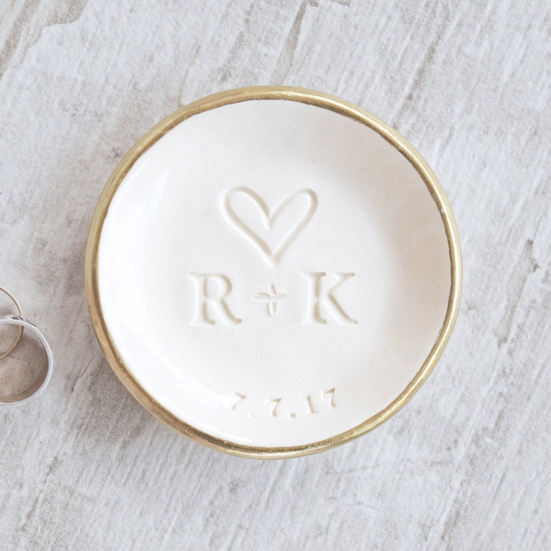 Custom Pottery Wedding Bowl Personalized Gift, 9th Anniversary Gift ...