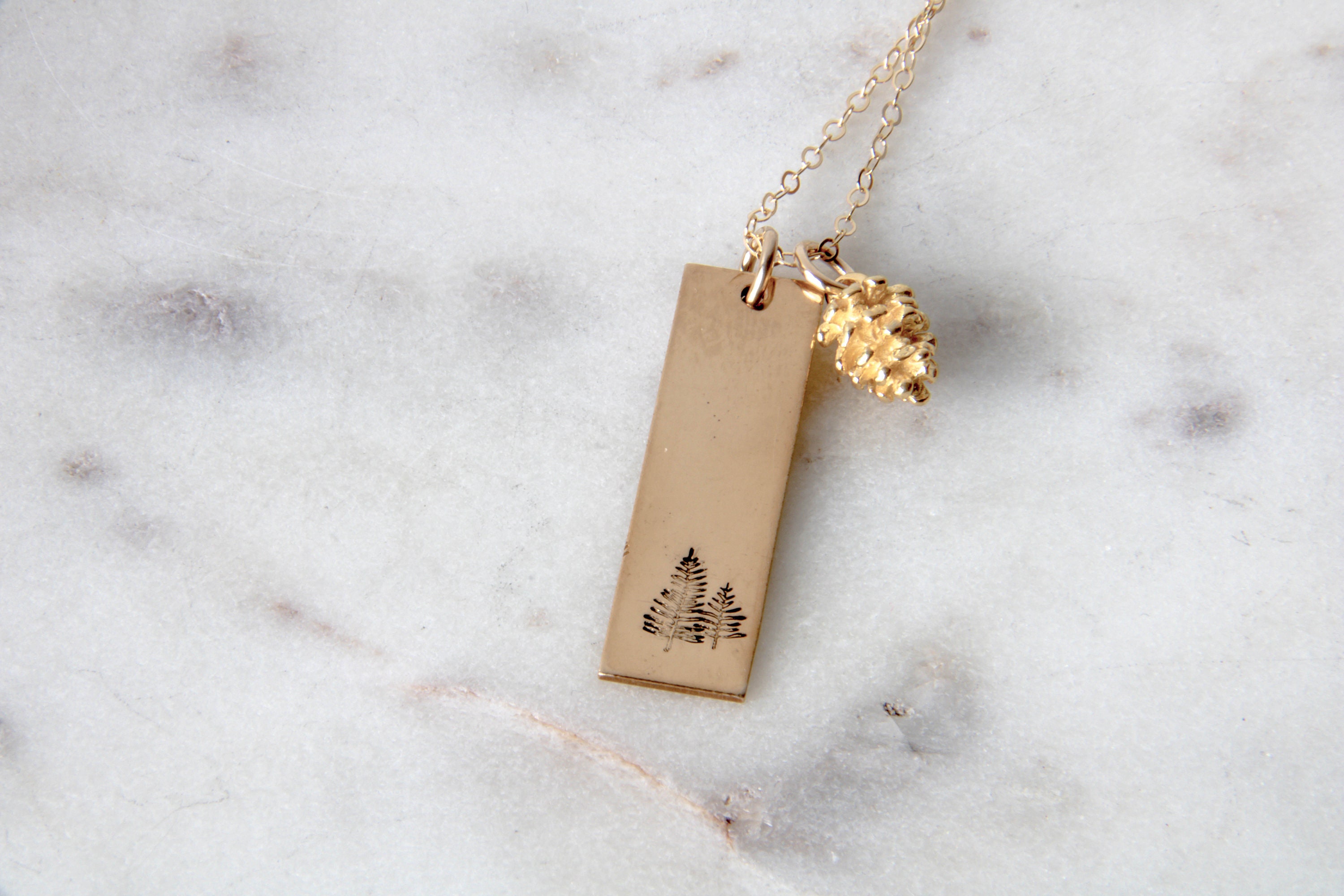 Forest Jewelry/Tree & Pine Cone Necklace/Rooted | Etsy