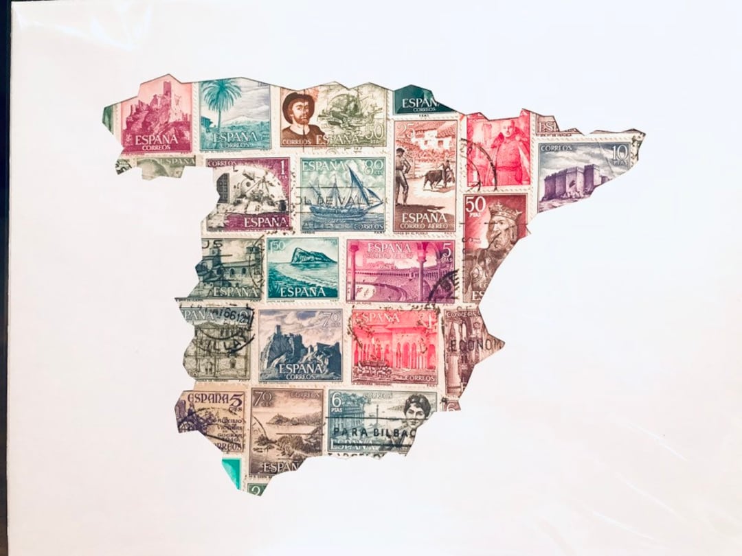 Spanish Stamps/stamp Collection/collector's Gift/cancelled Stamps/stamp ...