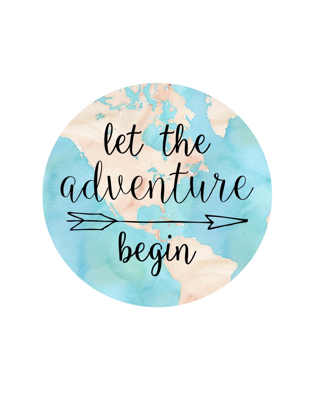 Let the Adventure Begin, Poster, Graphic Design, Word Art, Travel ...