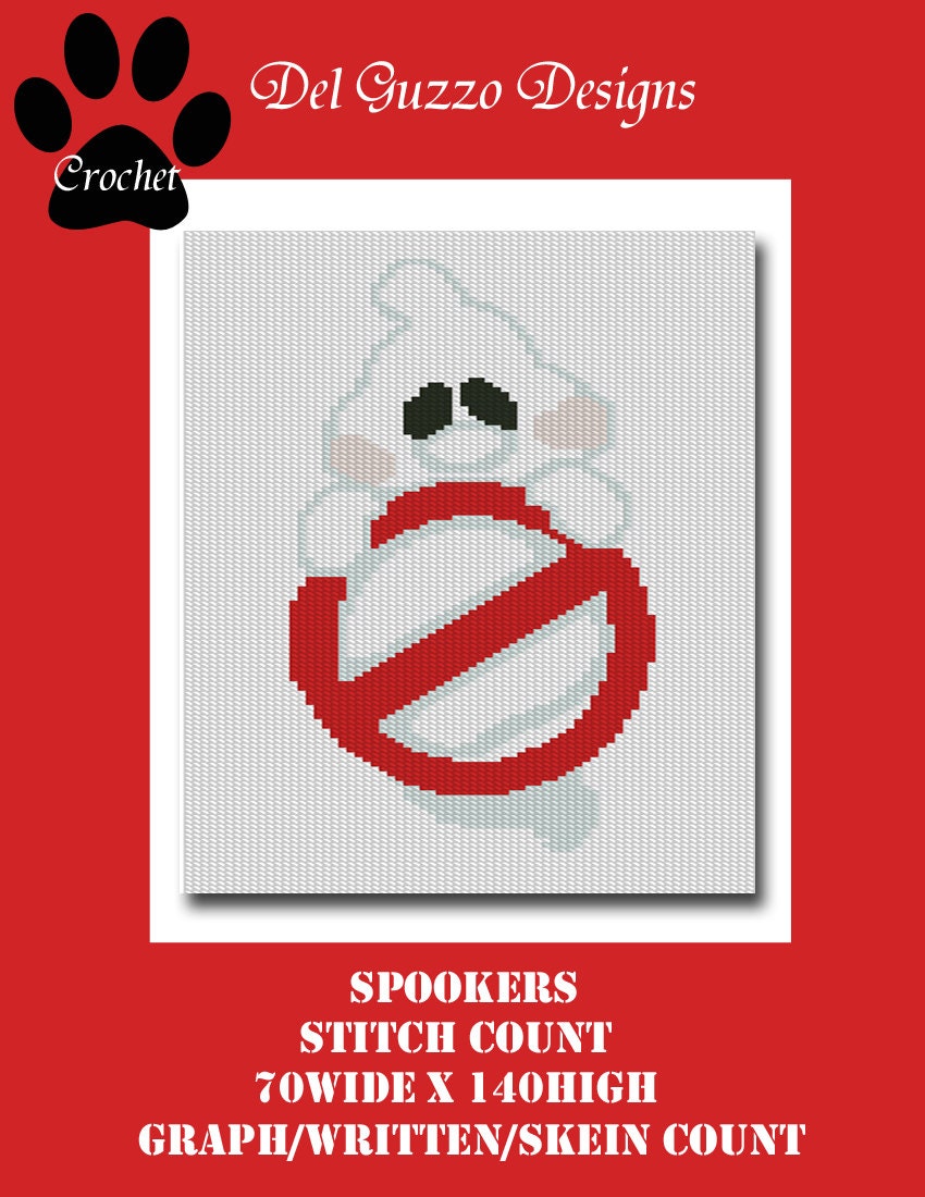 Ghostbusters Ghost Body Pillow Crochet Graph Graphghan Pattern - Etsy