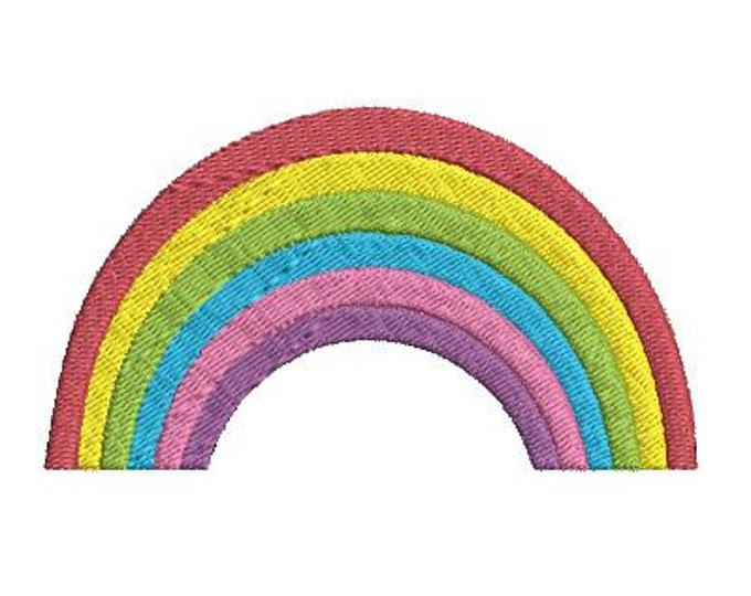 INSTANT DOWNLOAD. Rainbow. Fill Embroidery Design Pattern. Hope ...