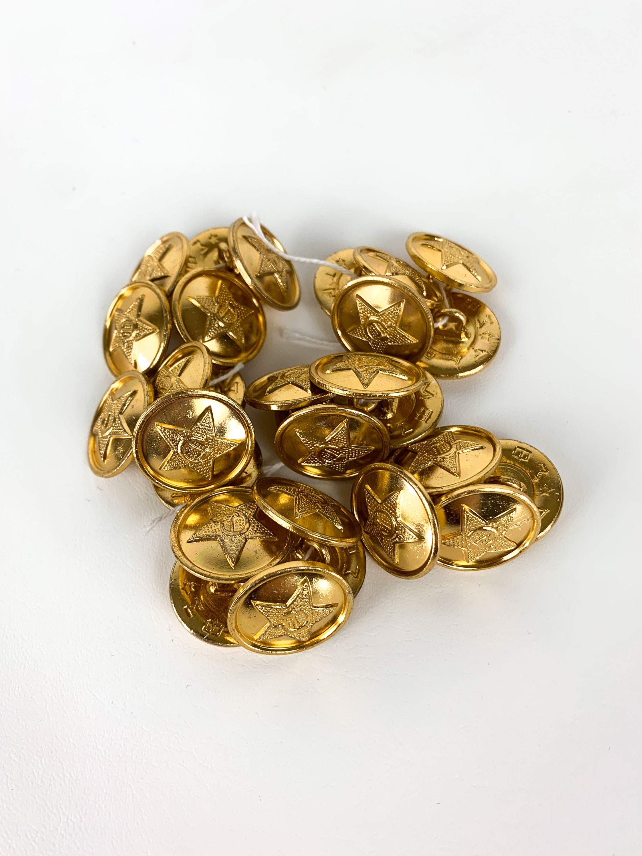 Set of 30 Vintage Soviet Uniform Buttons Vintage Soviet - Etsy