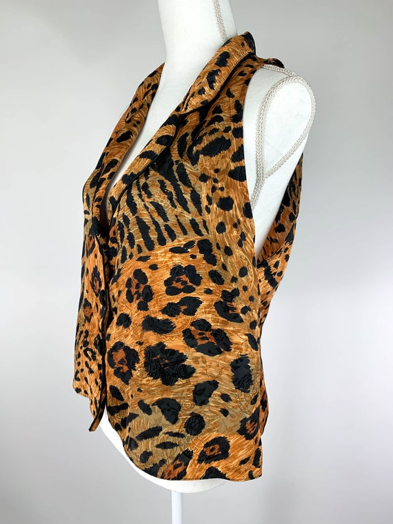 Vintage 1980s Victoria's Secret Leopard Print Pajama … - Gem