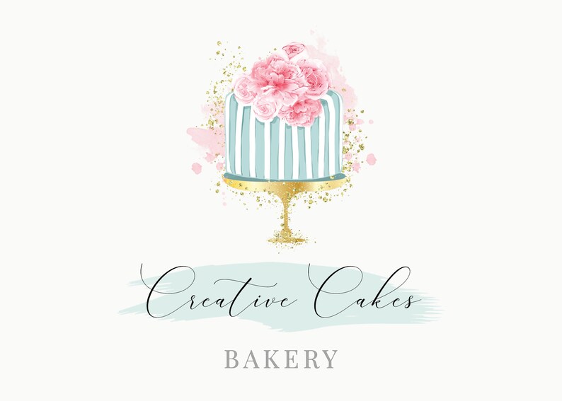 Custom Premade Logo Bakery Logo Cake Logo Pastry Chef Logo - Etsy