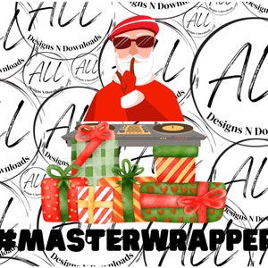 Master Wrapper Santa PNG FILE - Etsy