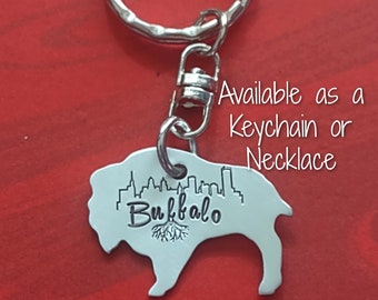 Buffalo Bison Keychain - Etsy