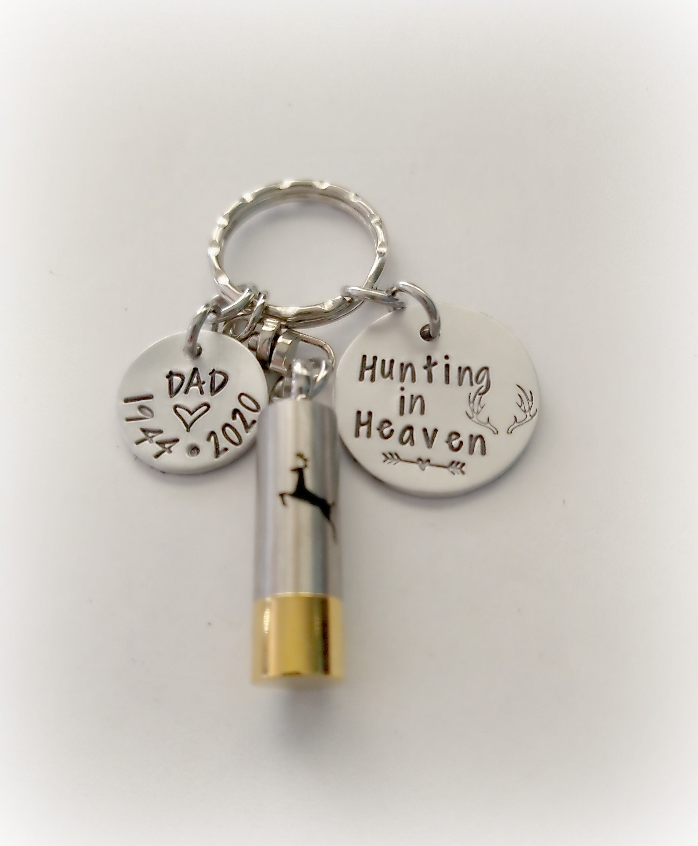 Hunting Memorial Keychain Hunting in Heaven Bullet Cremation - Etsy Canada