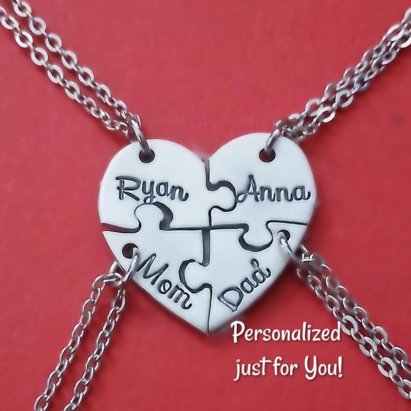 Puzzle Necklace - Etsy