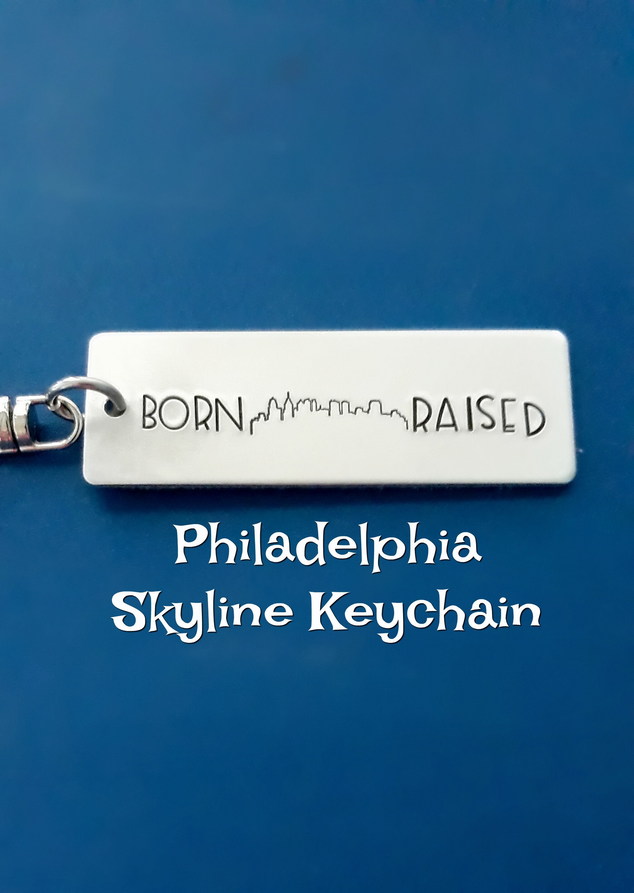 Philadelphia Skyline Keychain City Skyline Key Chain | Etsy