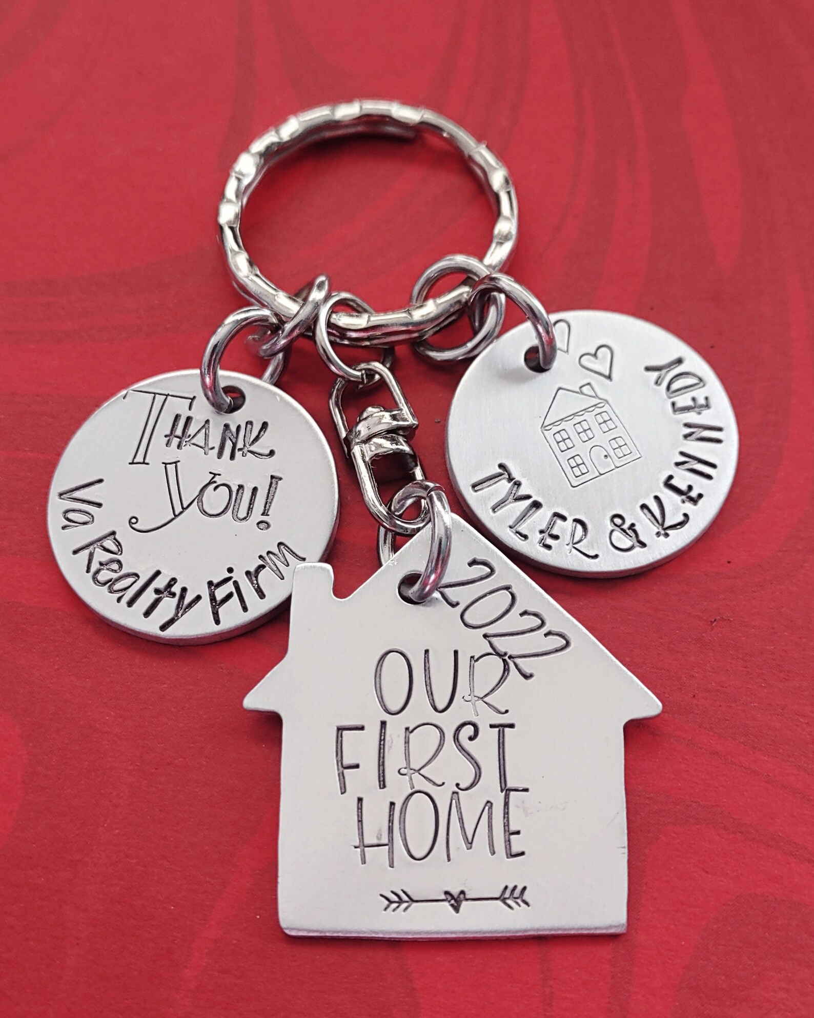 Our First Home Keychain Home Sweet Home Key Chain - Etsy
