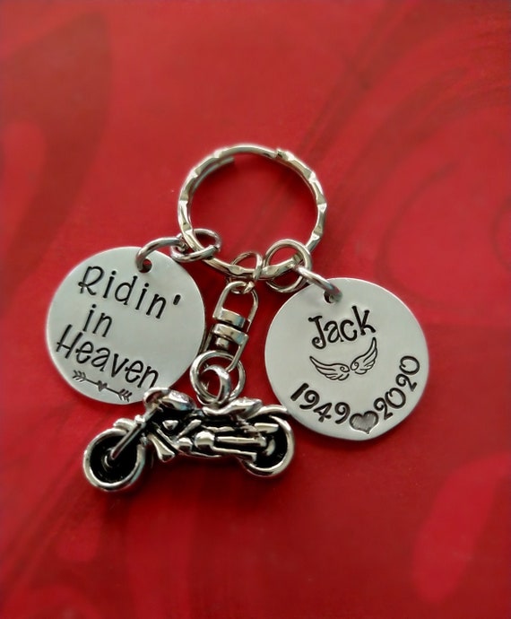 Biker Memorial Keychain Motorcycle Cremation Urn | Etsy