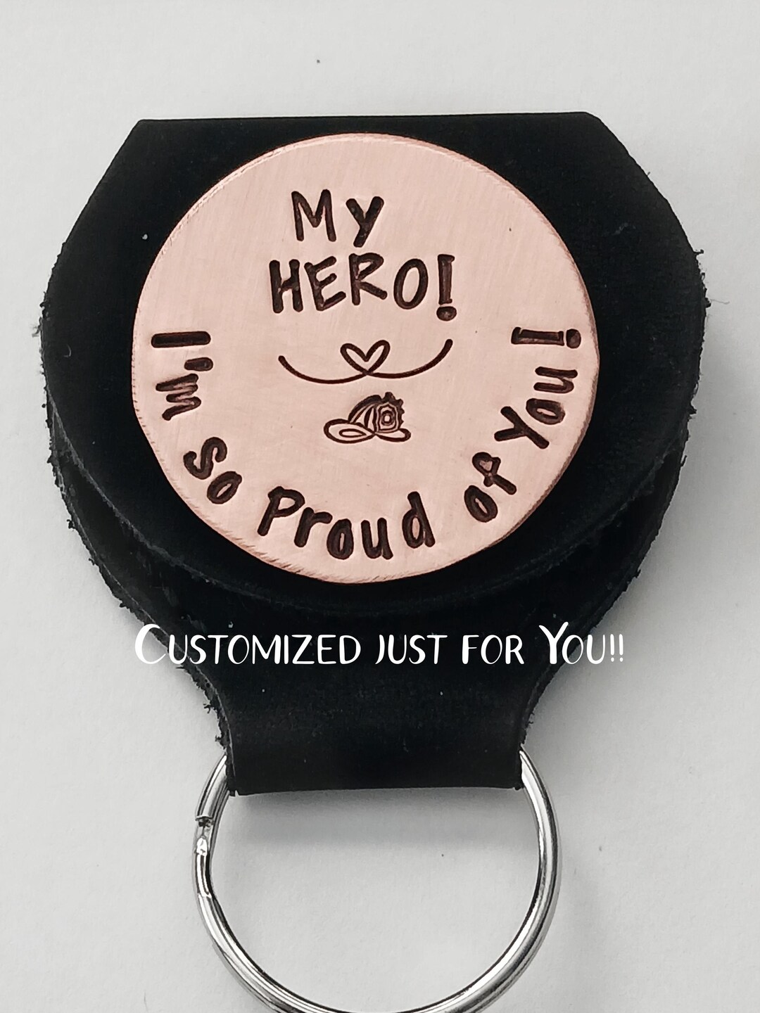 Fire Fighter Pocket Token, Fireman Gift, Be Safe, Stay Strong, Hand ...