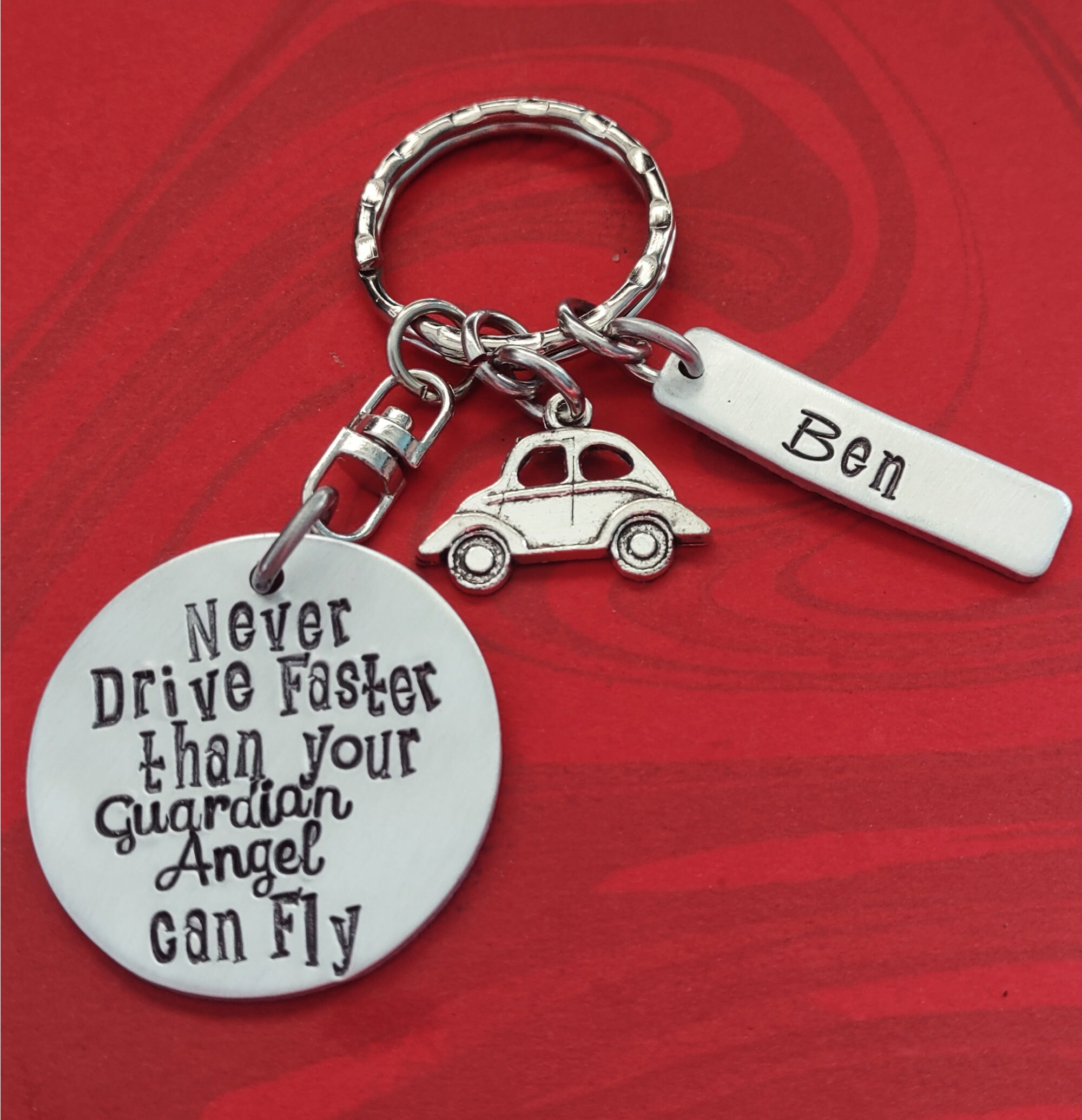 Teenager's Birthday Gift Custom Keychain Drive Safe Key - Etsy