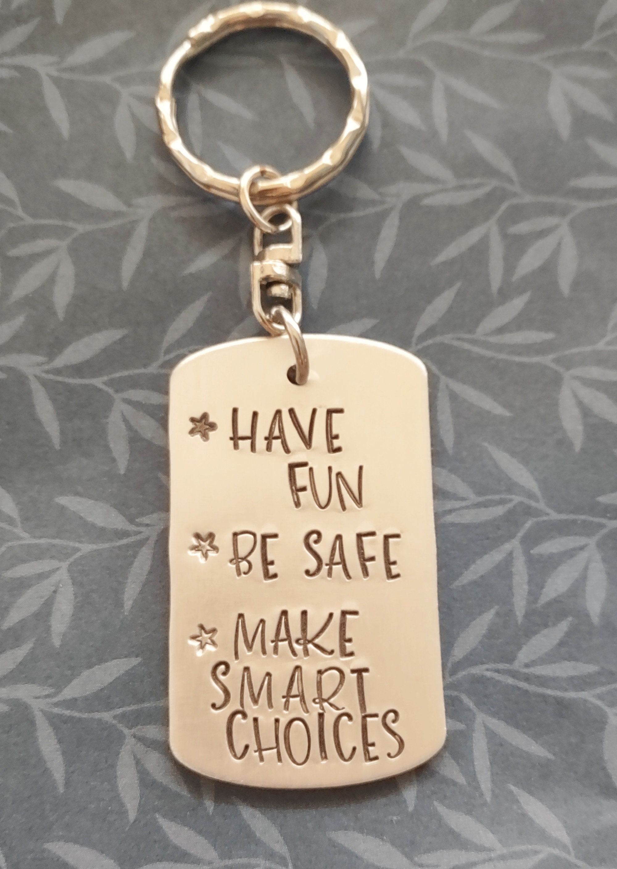 Have Fun Be Safe Make Good Choices Keychain Gift for Teenage - Etsy