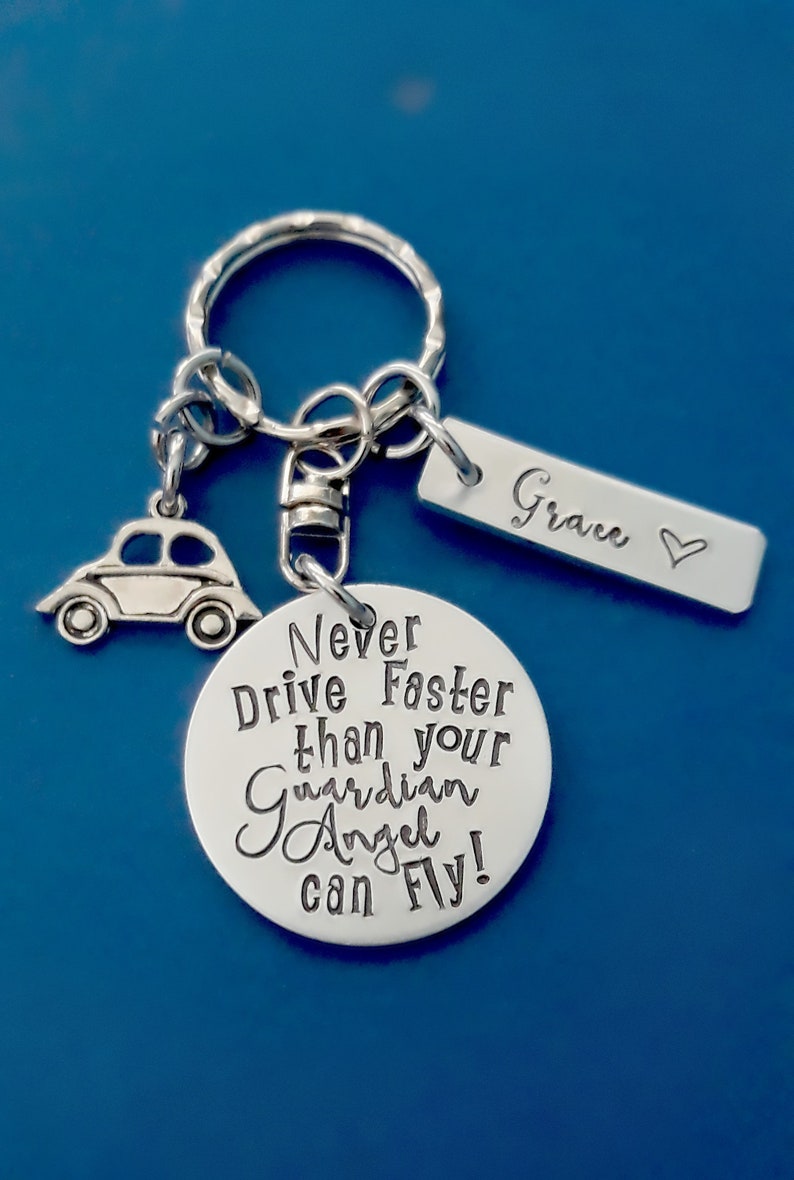 Teenager's Birthday Gift Custom Keychain Drive Safe Key | Etsy