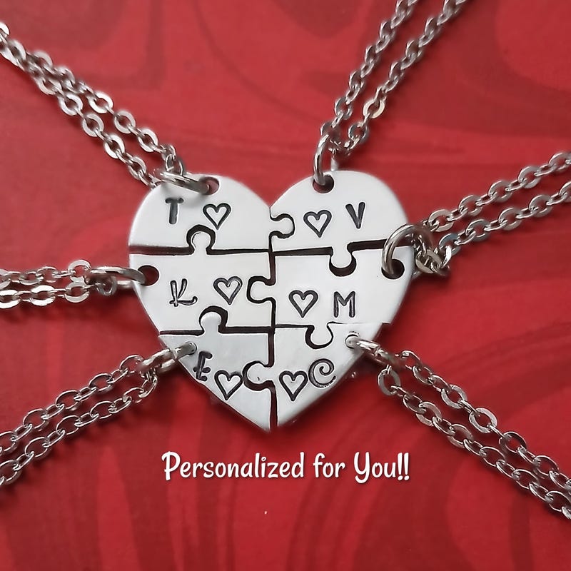 Puzzle Necklace - Etsy